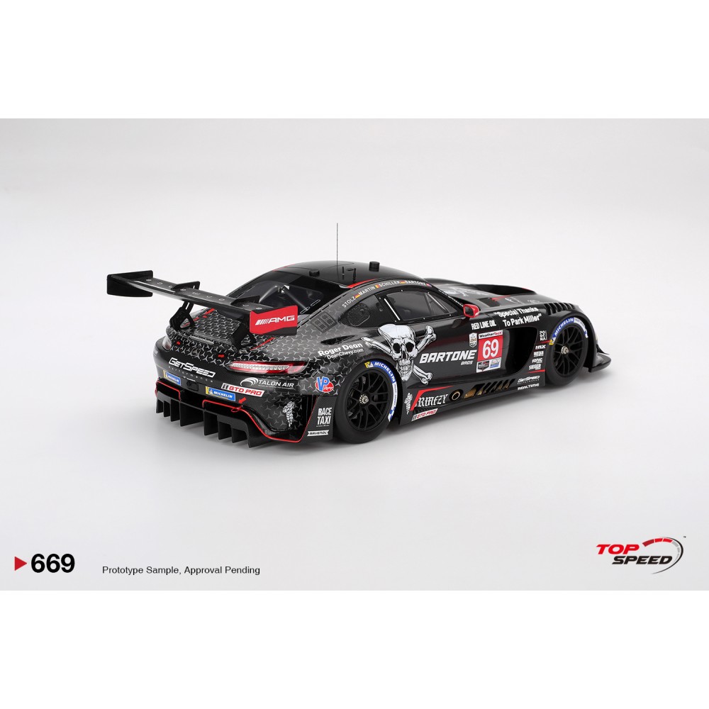 TS0669 - 1/18 MERCEDES-AMG GT3 EVO NO.69 GETSPEED 2025 IMSA DAYTONA 24 HRS